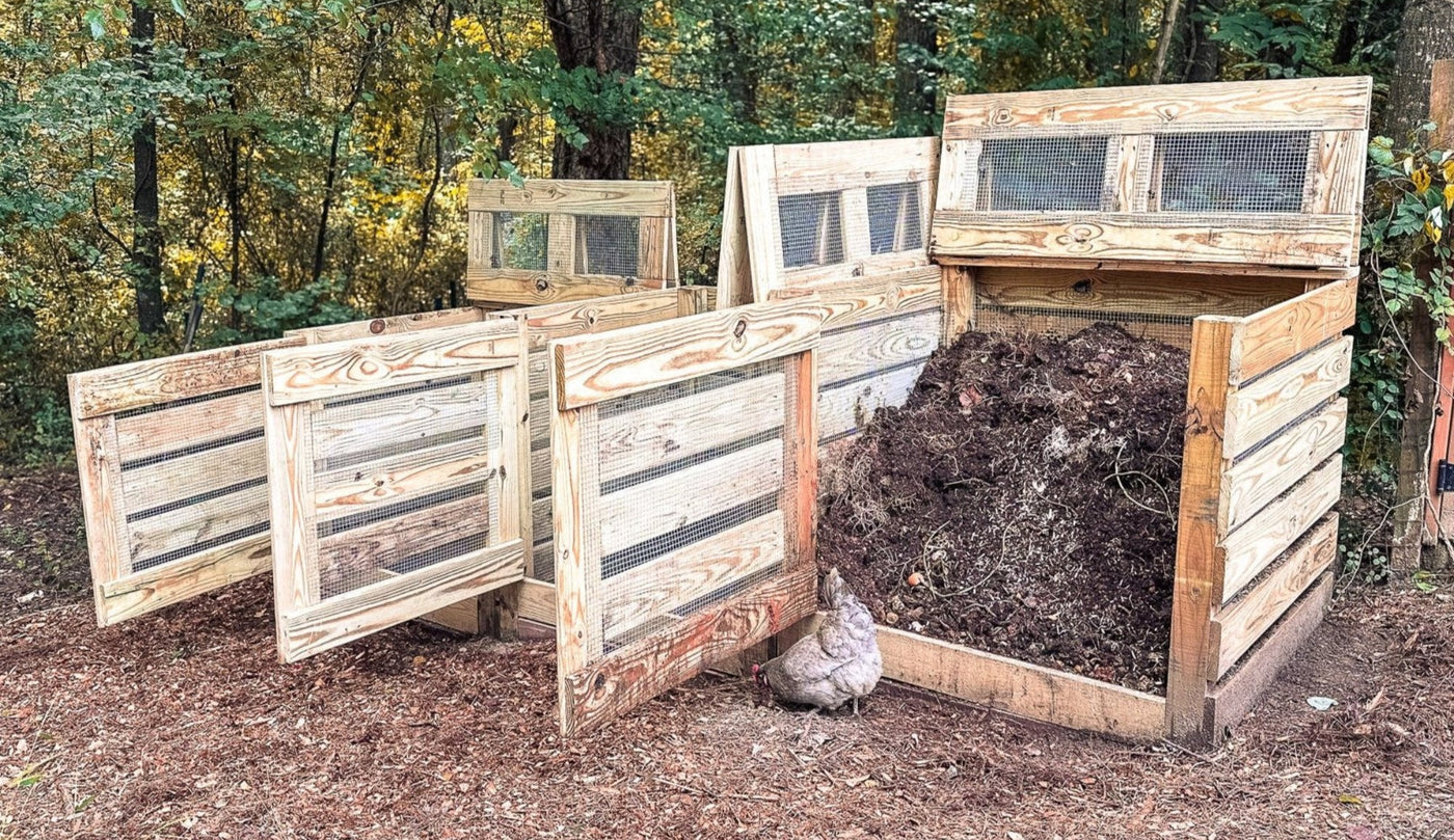 Compost Bin Building Plans | DIY 1 to 3 Bin Compost System